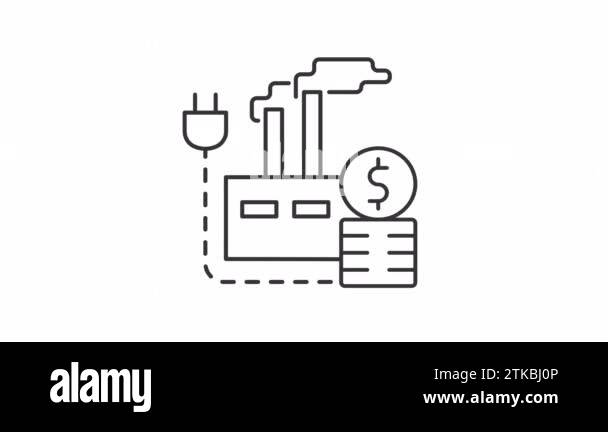 Electricity simple icons web Stock Videos & Footage - HD and 4K Video ...