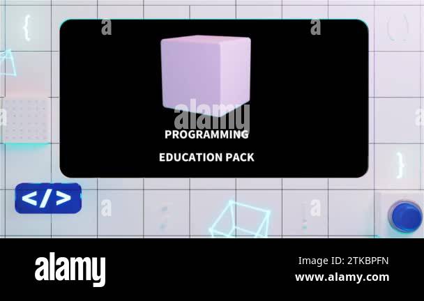 Educational Animation Programming Loop Animation 4k Source Code Scrolling Program Code Hacking
