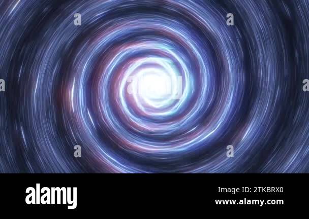 A wormhole in time and space, warping through science fiction. Abstract ...