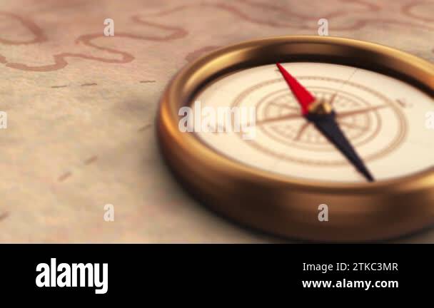 Compass pointing north map Stock Videos & Footage - HD and 4K Video ...