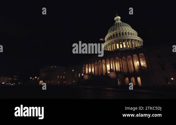 The United States Capitol Building in Washington, DC is captured in an ...