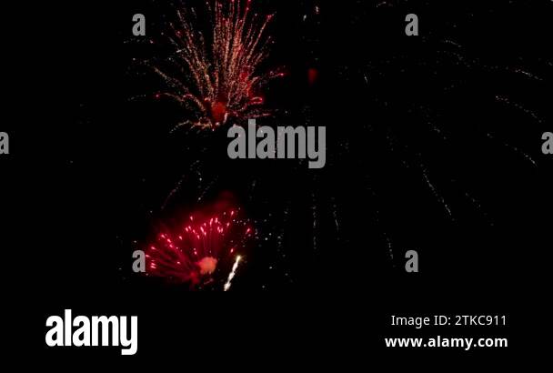 fireworks in the sky. many different shapes sizes and colours Stock ...