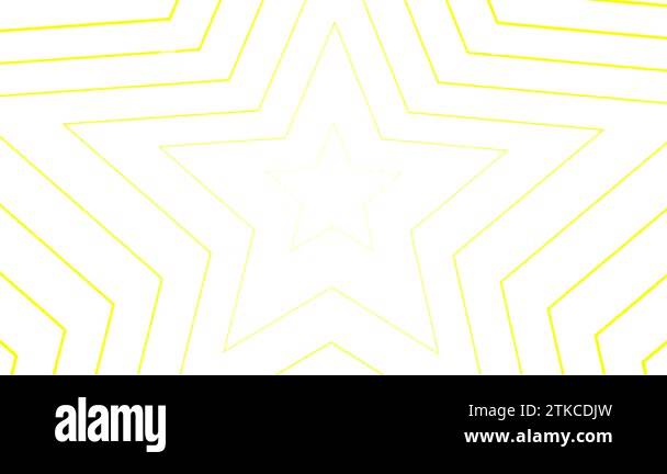 Animated increasing yellow stars appear from the center. Background ...