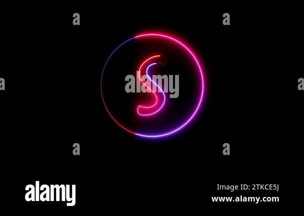 Neon font english alphabet Stock Videos & Footage - HD and 4K Video ...