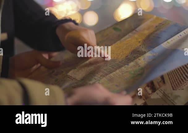 Tourist guide showing map Stock Videos & Footage - HD and 4K Video ...