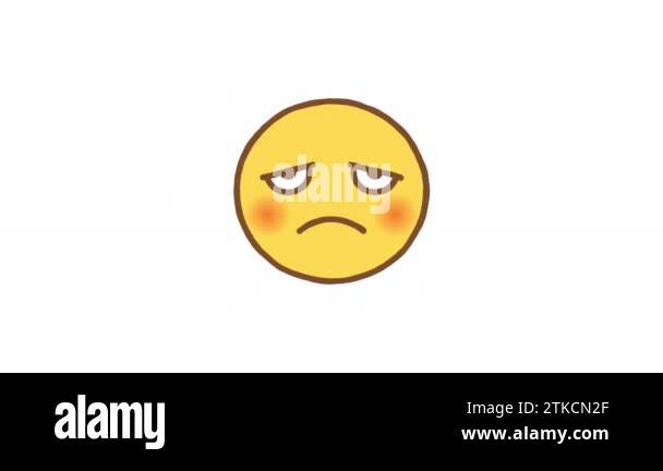 Sad circle cartoon design Stock Videos & Footage - HD and 4K Video ...