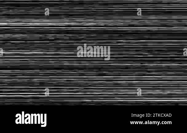 Glitch Transition Sinal Tv Television Interference With Flickering Frames For The Composition 