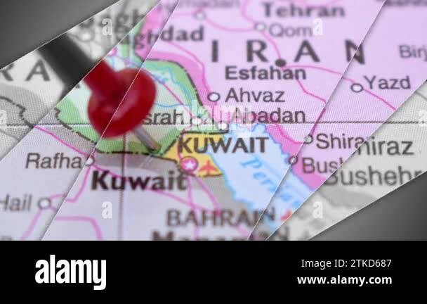 Kuwait on world map Stock Videos & Footage - HD and 4K Video Clips - Alamy