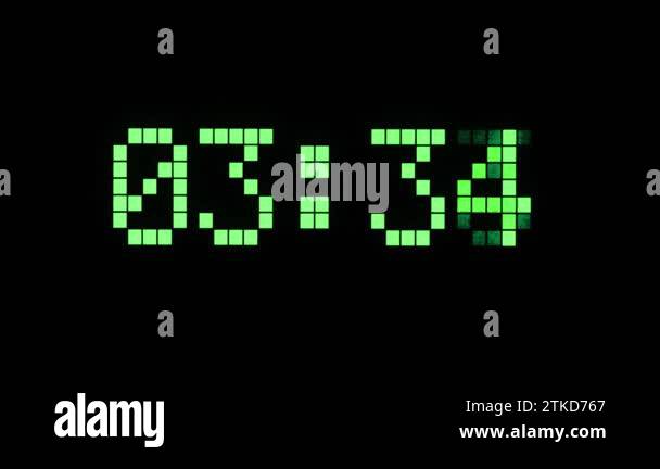 Digital time display Stock Videos & Footage - HD and 4K Video Clips - Alamy