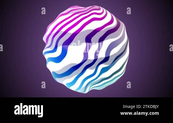 Abstract liquid sphere animation motion background. Liquid golden ...
