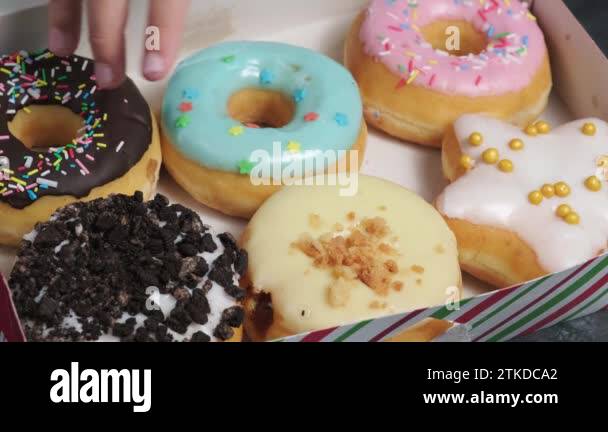 Donut variety collection set Stock Videos & Footage - HD and 4K Video ...