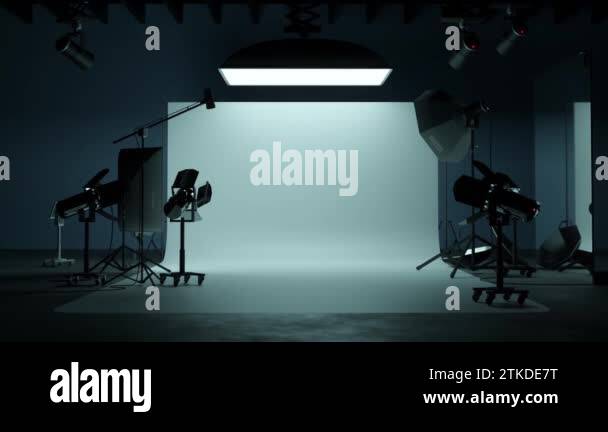 Photography studio lighting background setup Stock Videos & Footage ...