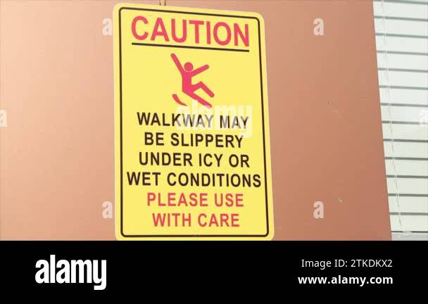Slippery walkway Stock Videos & Footage - HD and 4K Video Clips - Alamy