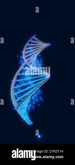 DNA genetic human code conceptual spiral double helix shape, guanine ...