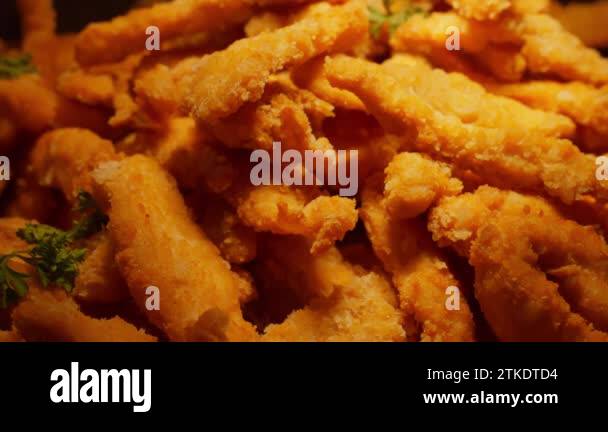 Crispy fried chicken tenders Stock Videos & Footage - HD and 4K Video ...