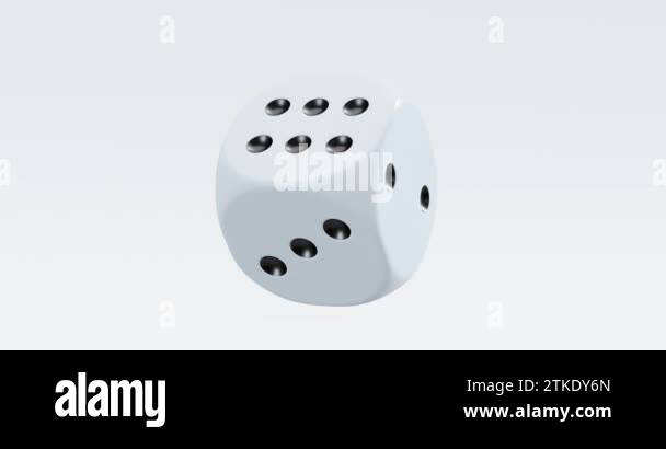 3d render rolling dice motion Stock Videos & Footage - HD and 4K Video ...