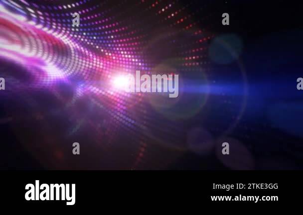 FINTECH glow text abstract science technology futuristic 3D with flare ...