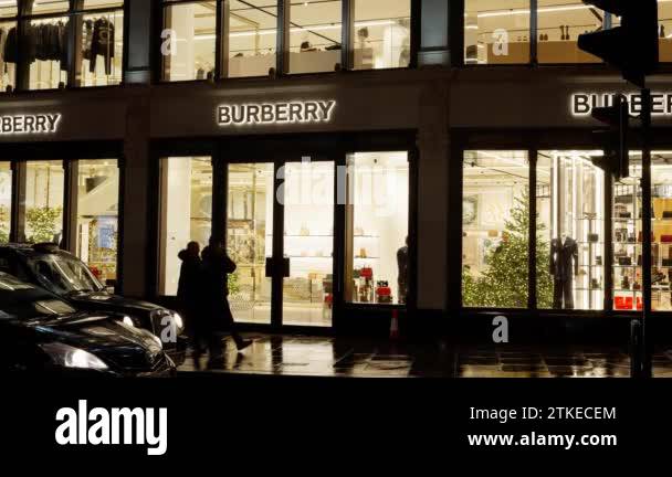 Burberry shop sign london england Stock Videos & Footage - HD and 4K ...