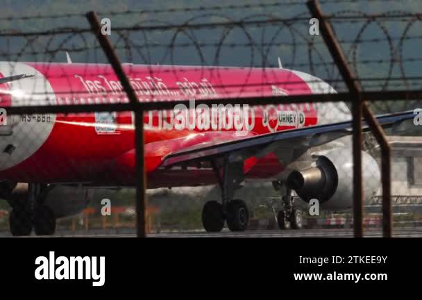 PHUKET, THAILAND - FEBRUARY 10, 2023: Airbus A320, HS-BBH of AirAsia ...