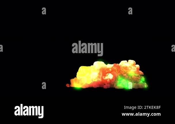 4k Sci Fi futuristic explosion or a magical explosion with electric ...