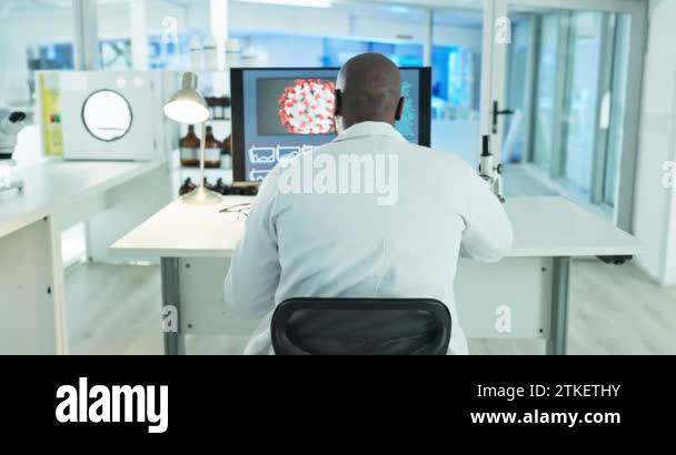 Black man laboratory computer screen Stock Videos & Footage - HD and 4K ...