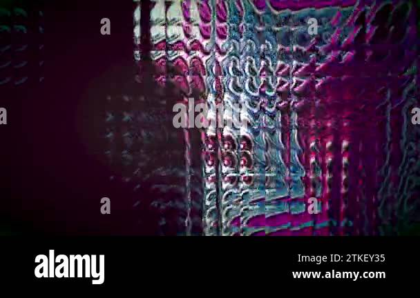 Television signal with analog noise and interference. Ideal for ...