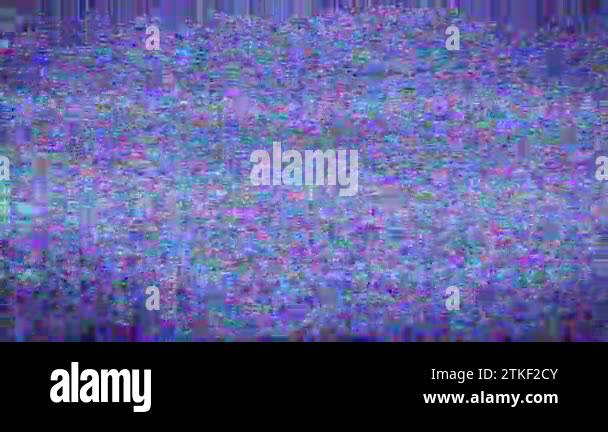 Analog Static Noise texture overlay. TV switch off. Horizontal stripes ...
