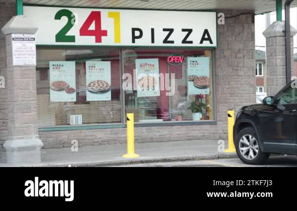 241 pizza restaurant store storefront pizzeria entrance with rectangle ...