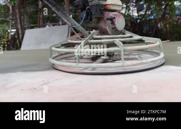 Male construction worker professional works outdoors on a construction ...