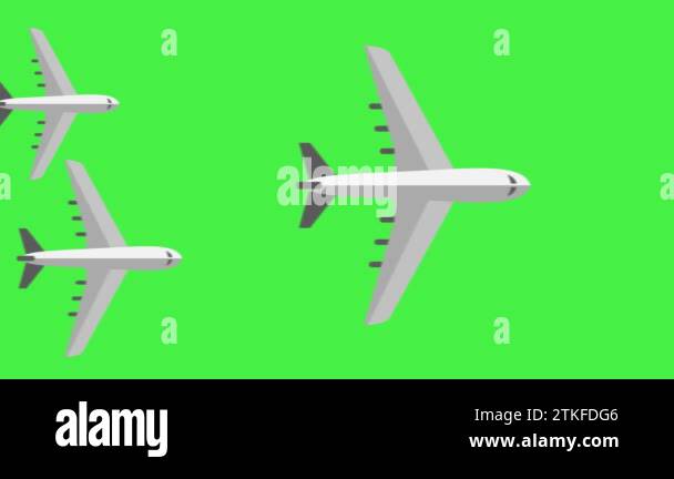 Airplane Transition Green Screen Footage Stock Video Footage - Alamy