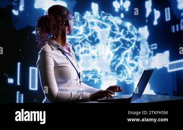 African american engineer develops artificial intelligence neural ...