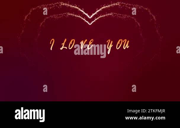 Golden flying particles, love, heart, sparkle, wedding concept ...