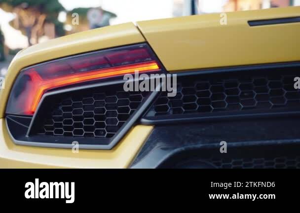 ROME, ITALY - NOVEMBER 7, 2022: LED rear headlights of exclusive ...
