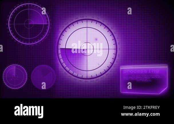 Enemy Aircrafts Or Ships Detected By Radar Scan Objects Speed And