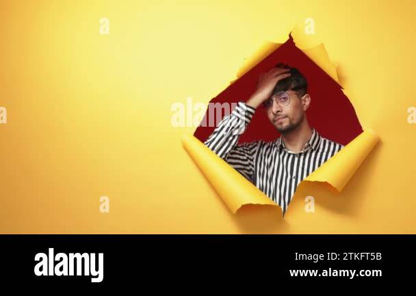 Facepalm gesture. Mistake shame. Embarrassed regret. Disappointed man ...