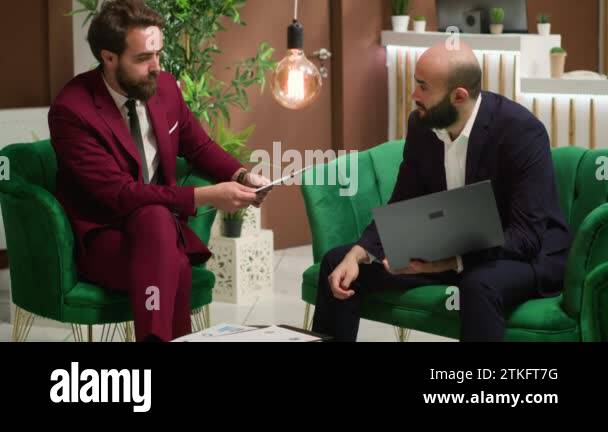 Meeting coworkers in hotel lobby Stock Videos & Footage - HD and 4K Video Clips - Alamy