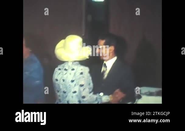 palermo, italy december 1970: married couple dance in the restaurant in the 70s Stock Video ...