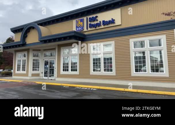 RBC Royal Bank Bank buildings in Surrey Landly Canada 2023 Stock Video ...