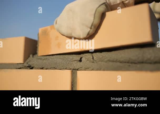 Bricklayer laying bricks Stock Videos & Footage - HD and 4K Video Clips ...