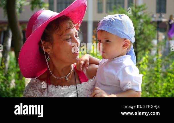 Grandma Grandson Kissing Stock Videos And Footage Hd And 4k Video Clips