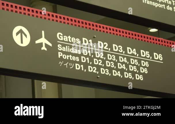 Airport direction signs Stock Videos & Footage - HD and 4K Video Clips ...