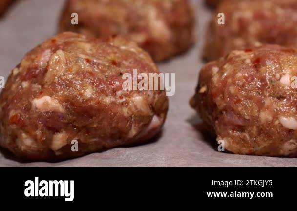 Meatballs raw uncooked beef Stock Videos & Footage - HD and 4K Video ...