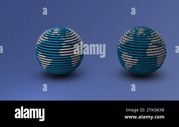 Abstract concept representing a polluted future earth. Demonstration of ...