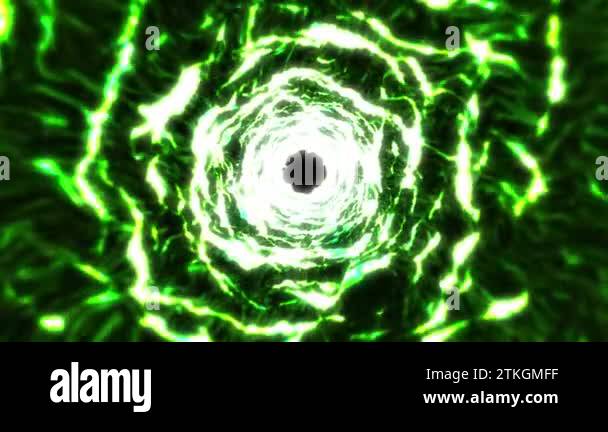 Abstract digital background. Bright tunnel. Data flow information. Big ...