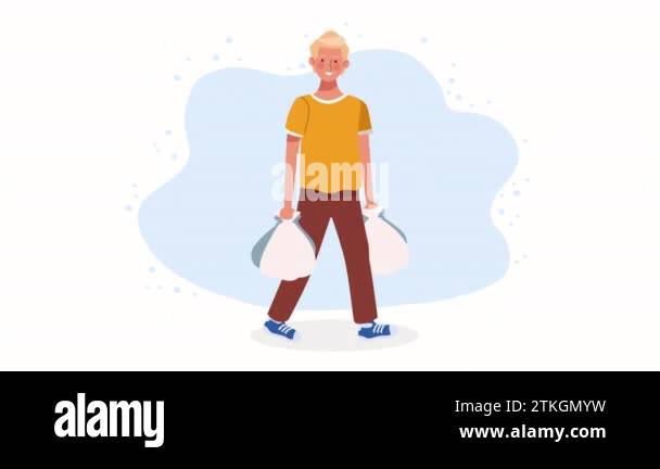 Man selling bags Stock Videos & Footage - HD and 4K Video Clips - Alamy