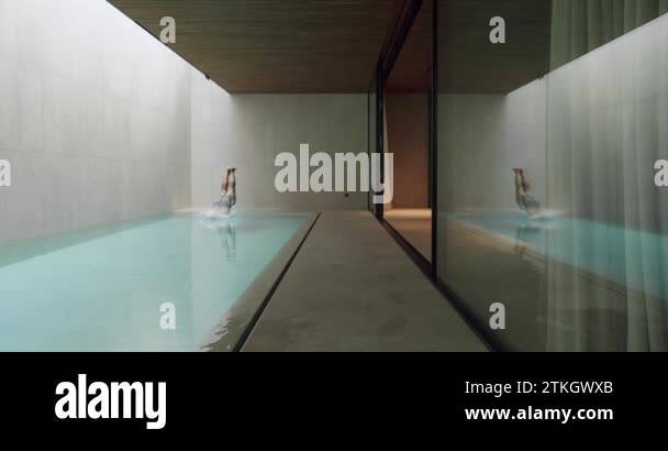 Spa swimming pool at the luxury hotel Stock Videos & Footage - HD and ...