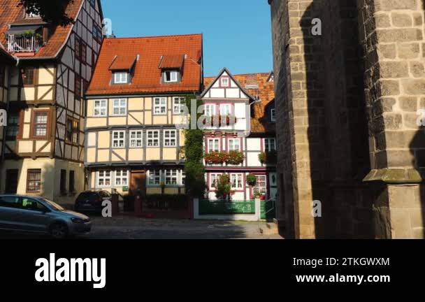 Residential buildings of the old city in Europe. Traditional ...