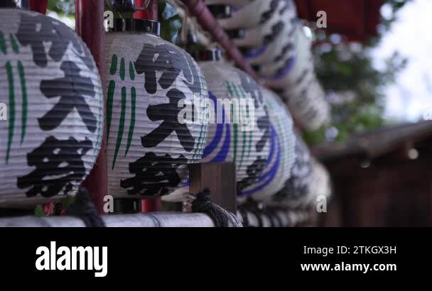 A traditional landscape at Tanashi Shrine in Tokyo. Nishitokyo district ...