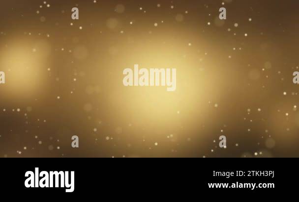 Golden luxury bokeh on particles floating in the air. Dust and Glitter Particles Animated ...