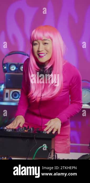 Vertical video: Musician recording mixing process with smartphone ...